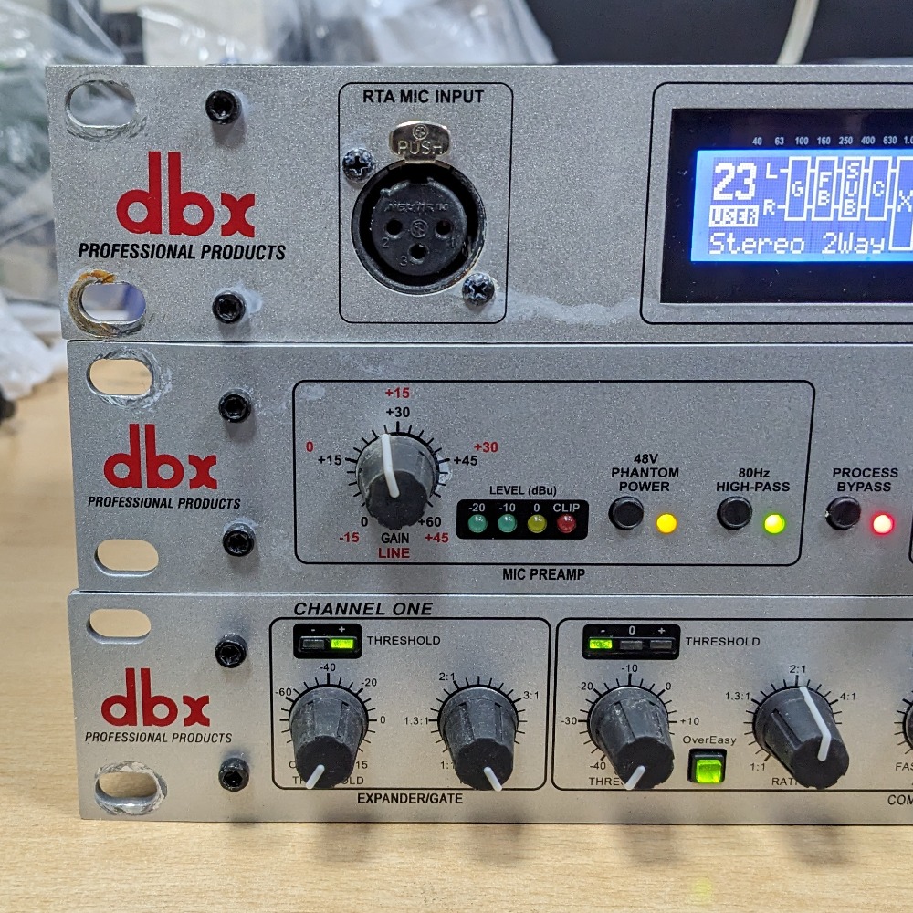 Pre-owned DBX Compressor / Preamp Driverack stack - Own4Less
